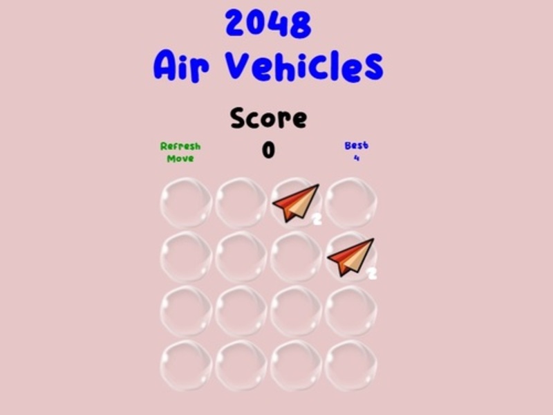 2048 Air Vehicles 🕹️ Maglaro online sa SGameS