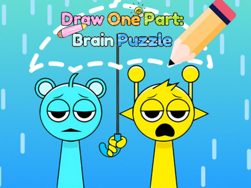 Draw One Part: Brain Puzzle 🕹️ Maglaro online sa SGameS